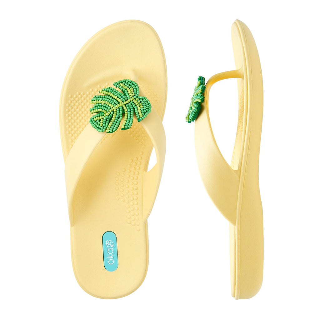 Alani Flip Flops - Buttercup - Oka-B