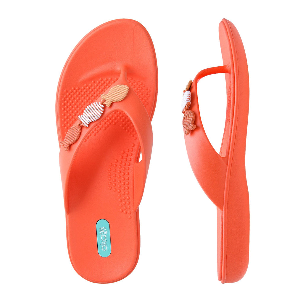 Bodie Flip Flops - Guava - Oka-B
