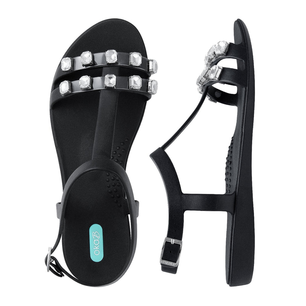 Spencer Sandals - Licorice - Oka-B